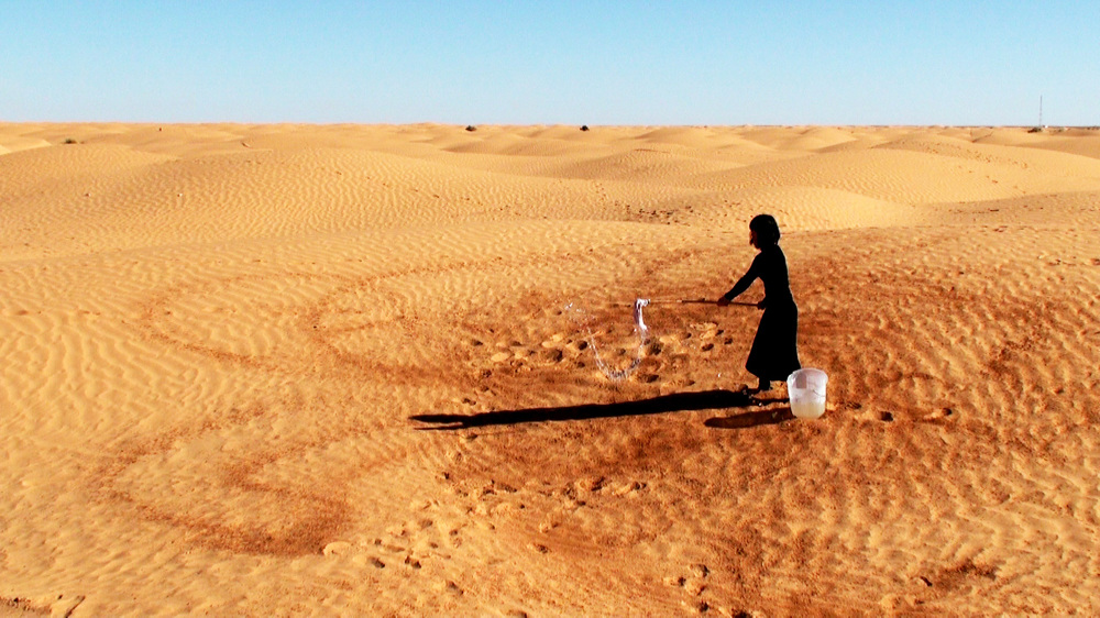 Wiping the Sahara Desert (2010) - www.hanaeutamura.com